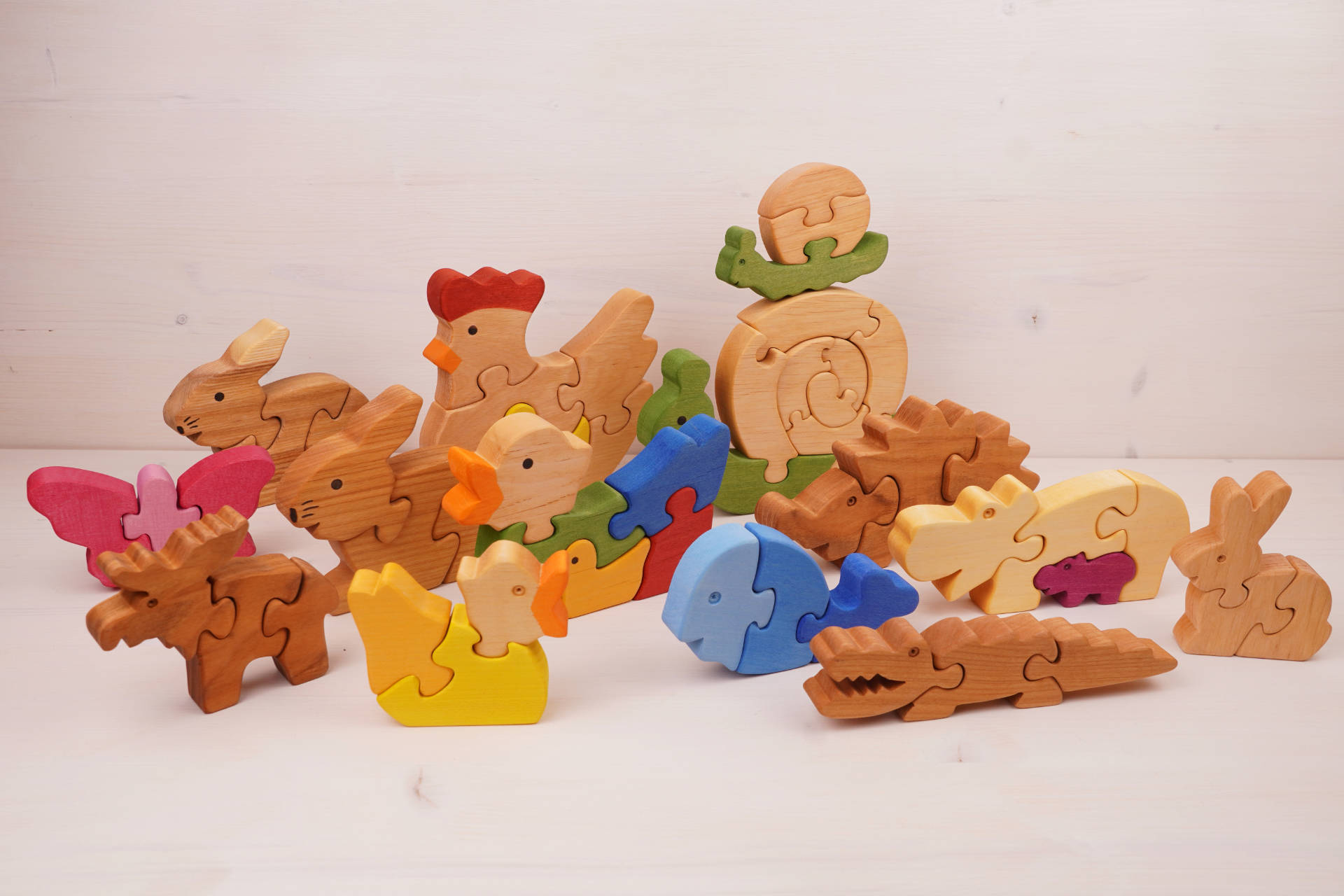 Steckpuzzle natur – Holzatelier Lissner